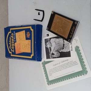 Golden Legend | Other | Golden Legends Of Baseball Babe Ruth Gold ...